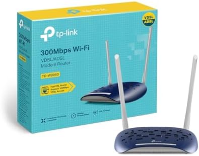 TP-Link 300 Mbps Wireless N VDSL/ADSL Modem Router, Single-Band ...