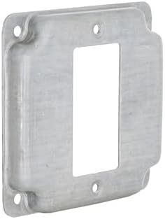 Amazon.com: Hubbell-Raco 808C 1 GFCI 4-Inch Square Exposed Work Cover ...
