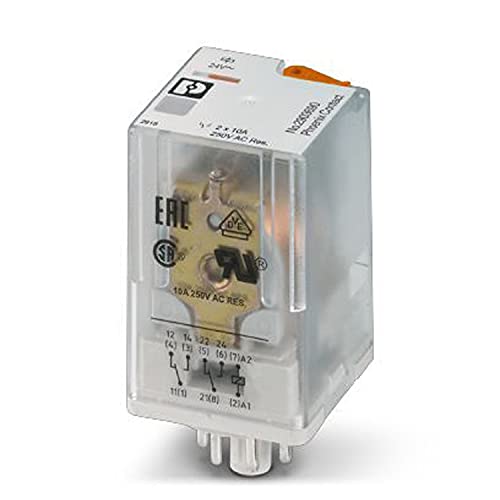 Amazon.co.jp: Phoenix Contact Relay 2c Contact 24V ac 75 Ω 2903690 ...