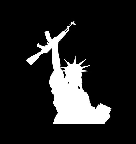Statue Of Liberty With Gun Tattoo