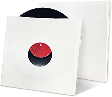 Amazon.com: 12 Inches Vinyl Record Inner Paper Sleeves - 100g Anti ...
