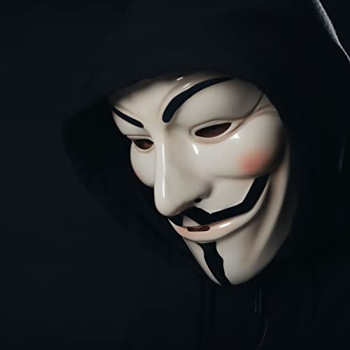 Diximus V for Vendetta Mask Resin Anonymous Guy Fawkes Halloween Mask ...