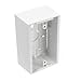 Leviton Surface Mount Backbox, Single Gang, Box Depth is 1.89 Inches ...