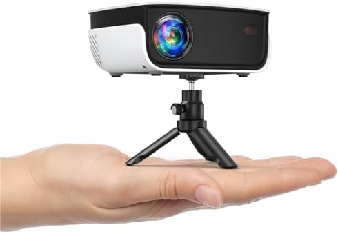 Amazon.com: Updated Mini Projector with Bluetooth and Projector Screen ...