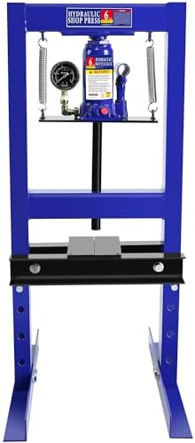 Amazon.com: PULLAFUN Hydraulic Press, 6-Ton Benchtop Hydraulic Shop ...