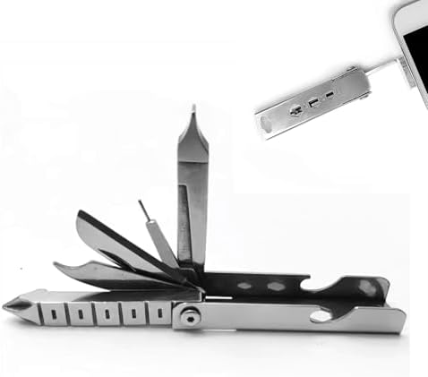 Mini Utility Multitool, Sim Card Removal Tool, Keychain with 8+ Tools ...