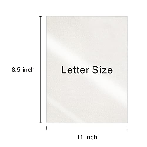 Snapklik.com : White Shimmer Cardstock Paper, 100 Pack, 92 Lb Cover ...