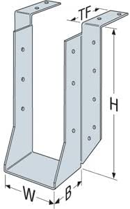 Amazon.com: Simpson Strong Tie HU26-2TF Double 2x6 Heavy Duty Top ...