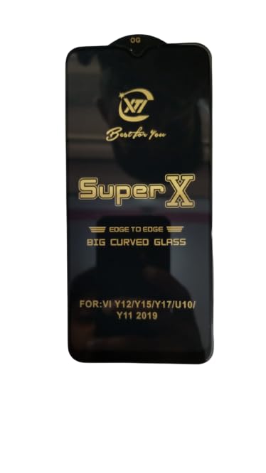 Super X EDGE TO EDGE Big Curved Tempered Glass II For : VI Y12/Y15/Y17 ...