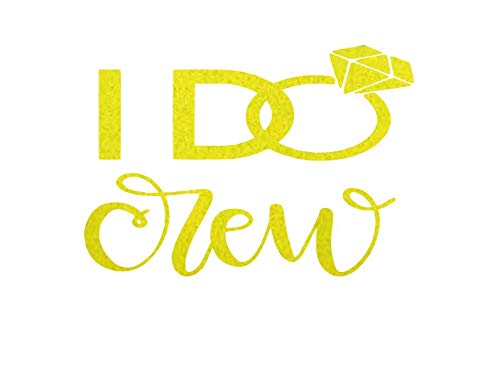 Amazon.com: I Do Crew Iron On Decal, Bachelorette Party Tshirt Vinyl ...