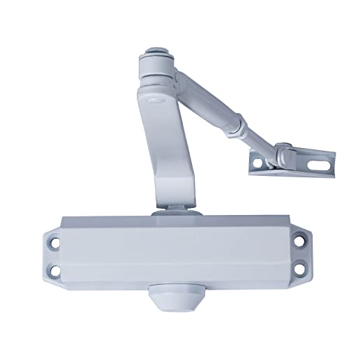 Door Closer with Force Retainer 2. White (Doors 70/90 cm) – BigaMart