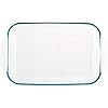 Amazon.com: Pyrex Basics 2 Quart Glass Oblong Baking Dish, Clear 11.1 ...