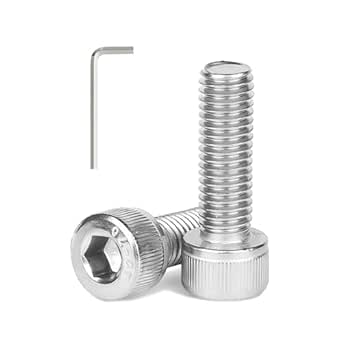 M3 x 6mm (200 Pack) Socket Head Cap Screws Metric, Allen Socket Drive, Stainless Steel 18-8 (304 ...