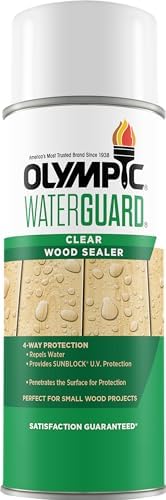Olympic WaterGuard 1 gal. Clear Exterior Waterproofing Wood Sealer ...