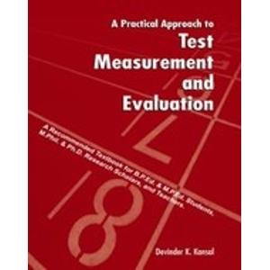 Amazon.in: Buy A Practical Approach to Test, Measurement and Evaluation ...