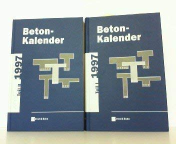 Beton-Kalender 1997 Part 1 - 2: Unknown Author: 9783433014189: Amazon ...