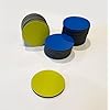 Amazon.com: 25-Pack Double-Sided Yellow/Blue Flip Magnet - 1" Diameter ...