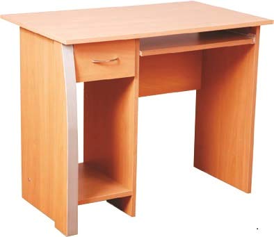 PAN Computer Table with 1 Drawer - Beech Colour : Amazon.in: Home & Kitchen