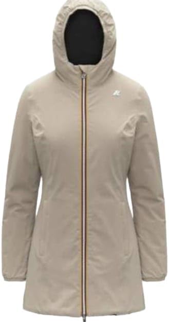 Kway DENISE ST WARM REVERSIBLE K6128UW BCF BEIGE CASHMERE-BLACK PURE TG ...