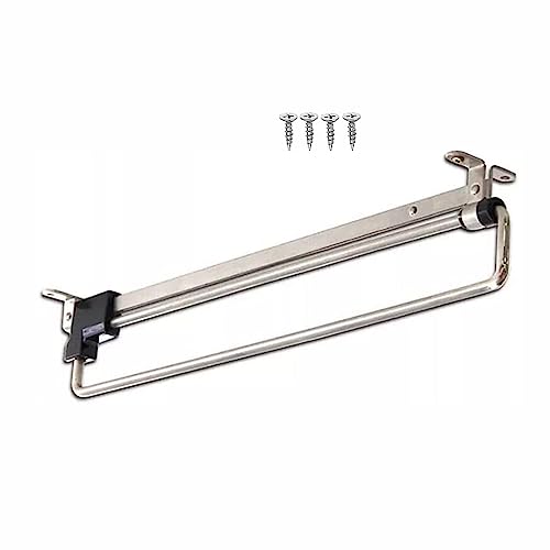 Telescopic Closet Hanger Rail, Retractable Wardrobe Closet Pull Out Rod ...