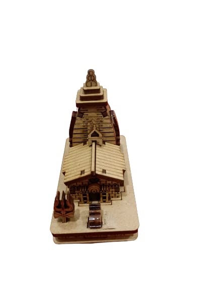 Wood Shree Kedarnath Temple 3D Model | Kedarnath Temple 3D Structure ...