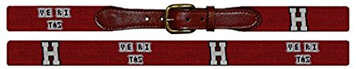 Smathers & Branson Harvard Collegiate Needlepoint Belt - Size 38 (B ...