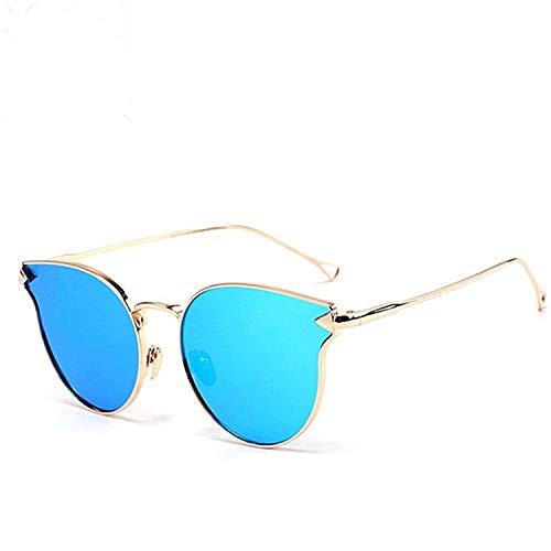 Buy U.S. CROWN - Women's Metal Frame Arrow Temples Mirror Flat Lens Cat ...