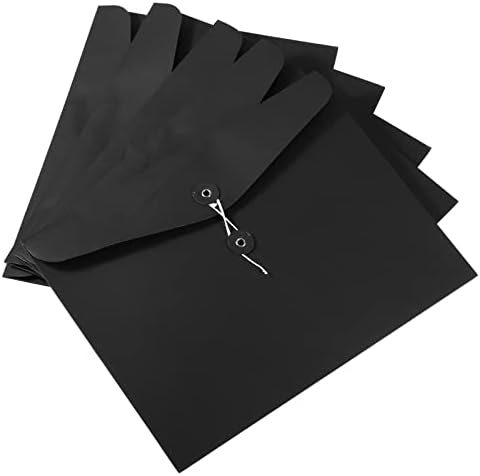 Amazon.com : YOKIVE 10 Pack String Envelope File Folder, String Tie ...