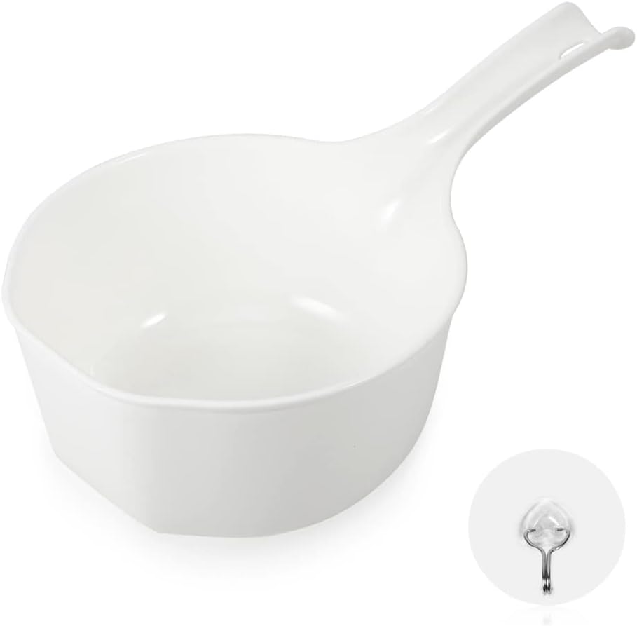 Amazon.com: ULTECHNOVO Plastic Water Ladle, Bath Ladle, Dippers ...