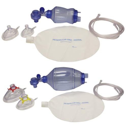 MCR Medical CPR Training Bag Valve Mask (BVM) Adult/Child and Infant ...