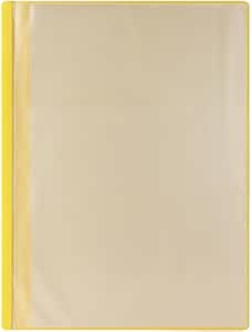 Amazon | 薄型クリアブックA4 横入れ 10ポケット イエロー 5648 | スライドファイル・プレゼン用ファイル | 文房具・オフィス用品