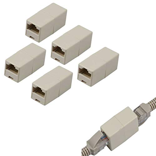 10 Ethernet LAN Cable Joiner Connector Network RJ45 Cable CAT 5 5E LN ...