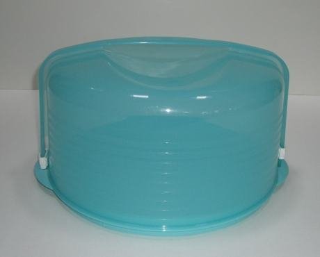 Buy Tupperware Round Cake Taker in Carribean Blue Online at Low Prices ...