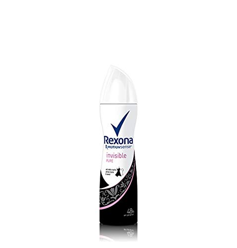 Amazon.com : Rexona Spray Invisible Pure Anti White Marks Yellow Stains ...