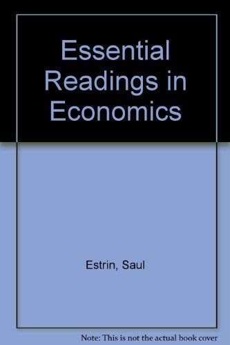 Essential Readings in Economics: Estrin, Saul, Marin, Alan ...