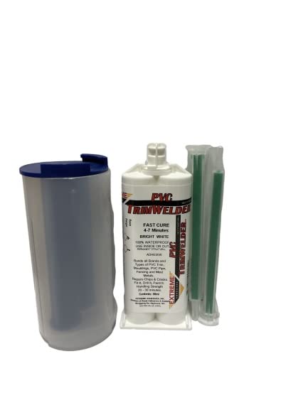 PVC TrimWelder Fast Cure 50ml Start Kit - 4-7 Minute Fast Cure 2 ...