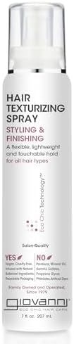 Amazon.com : GIOVANNI Hair Texturizing Spray - Flexible Hold, Controls ...