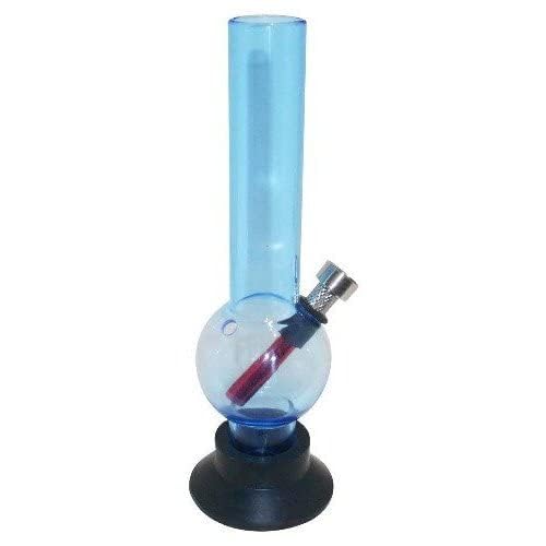 SETHI TRADERS Bongs 10 mm Transparent Sky Blue Acrylic Mini Smoking ...