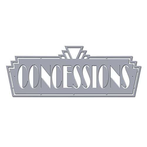 Amazon.com: Concessions Metal Sign by Lewis Design Company | 14 gauge ...