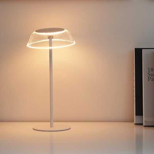 GETSHADY Cordless Table Lamp – Rechargeable Dimmable LED Night Lamp ...