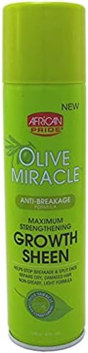Amazon.com : African Pride Olive Miracle Braid Sheen Spray (3 Pack ...