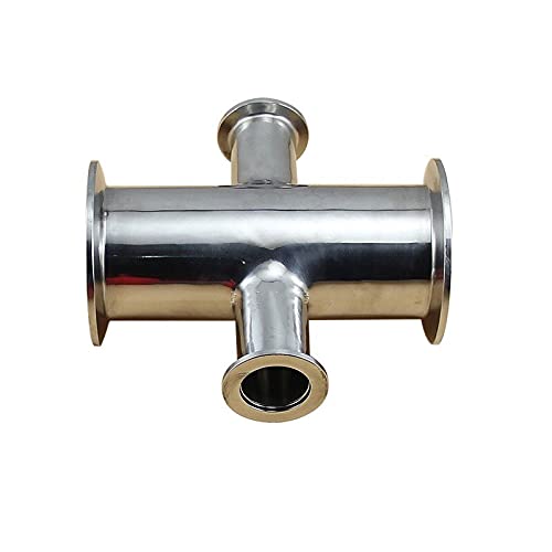 Amazon.com: KF40(NW40)-KF16(NW16) Cross Adapter Stainless Steel 304 ...