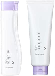 Amazon.co.jp: Quore Michite by AXI Shampoo S, 8.5 fl oz (250 ml), Treatment, 7.1 oz (200 g) Set ...