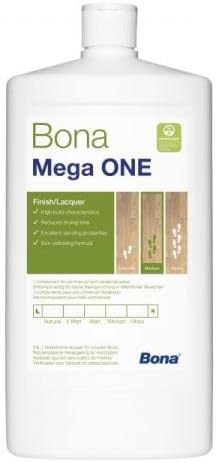 Bona Mega One Matt 1L Wood Floor Lacquer Varnish Wood Finish Non ...