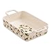 Amazon.com: Bico Magnolia Floral Stoneware Baking Dish, Lasagna Pan ...