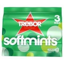 Amazon.com : Trebor Softmints Peppermint 3 Rolls - Pack of 6 by Trebor ...