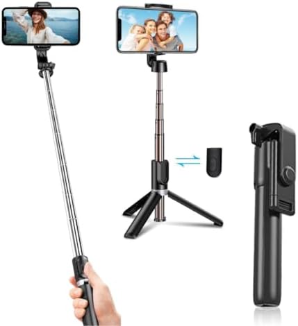 Tygot Bluetooth Extendable Selfie Sticks with Wireless Remote and ...