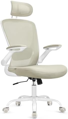 SONGMICS Sedia da Ufficio, Sedia Girevole, Sedia di Rete, Sedia da ...