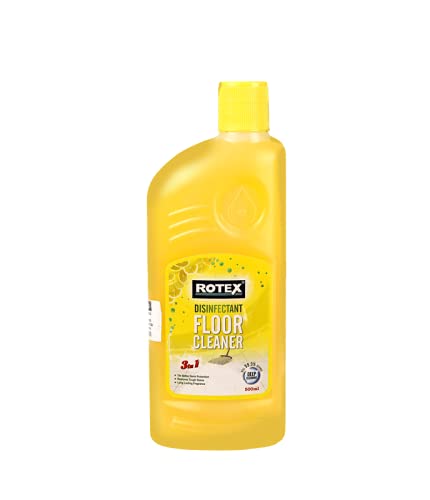 ROTEX Disinfectant Floor Cleaner Liquid, Lemon - 500 ML (Pack of 1 ...