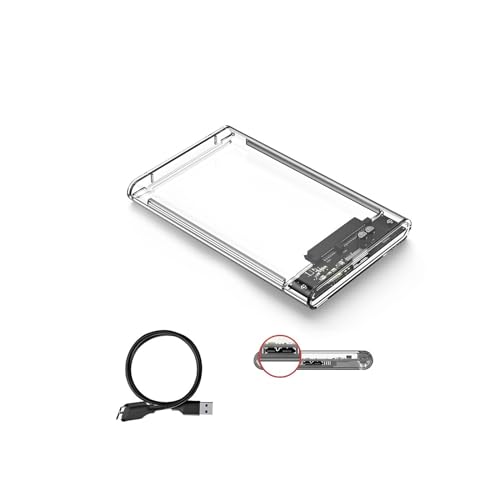 2 Pcs 2.5 Inch Hard Drive Enclosure, Hard Disk Housing, Ssd Case, Hard ...